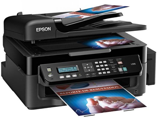 Multifuncional Color Epson L555 - Incluye Sistema Continuo de Tinta